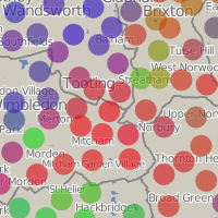 London's New Political Colour (Map of Local Election Results)